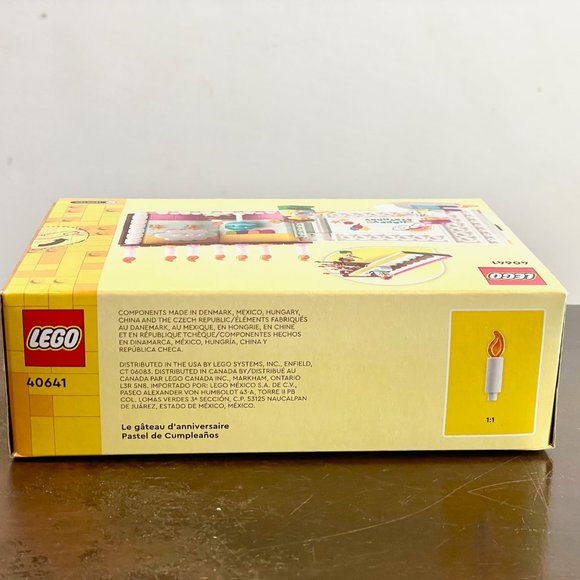 Lego | Toys | Lego 464 Birthday Cake With Candles 2023 Set Nib In Hand ...
